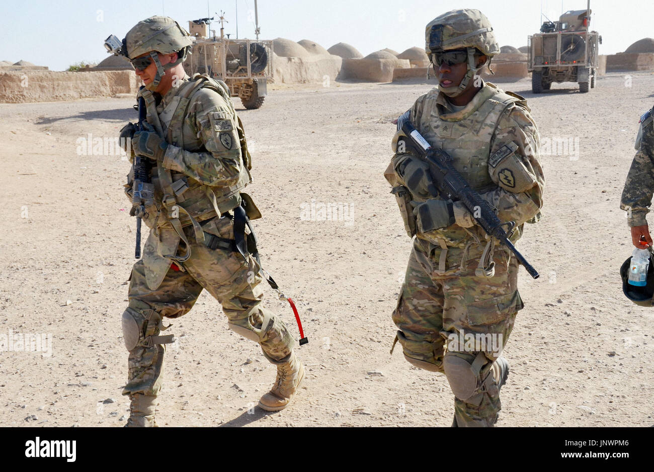 Kandahar Afghanistan U S Soldiers Patrol In The Daman District