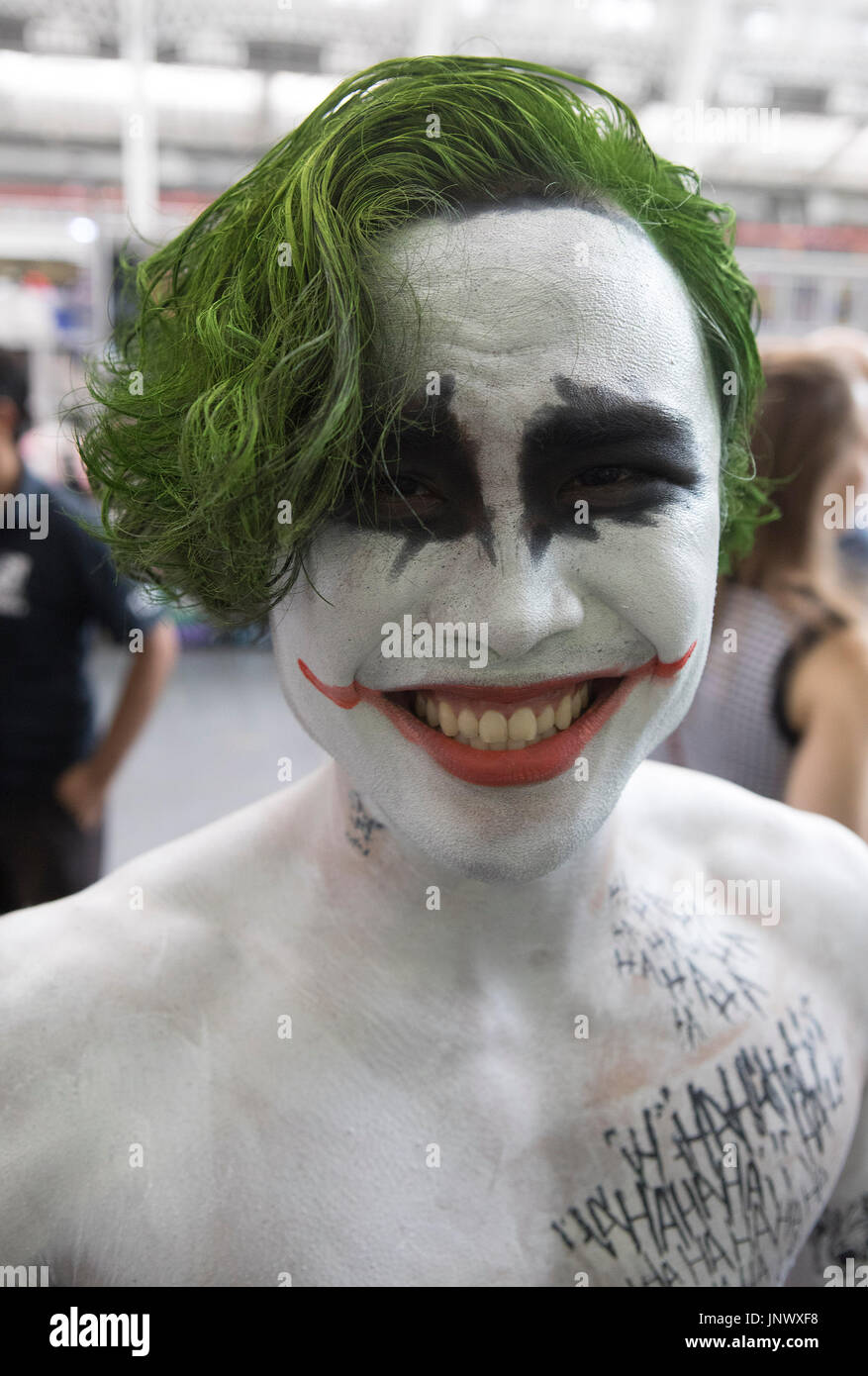 London Film & Comic Con, Olympia,London: The Joker Stock Photo - Alamy