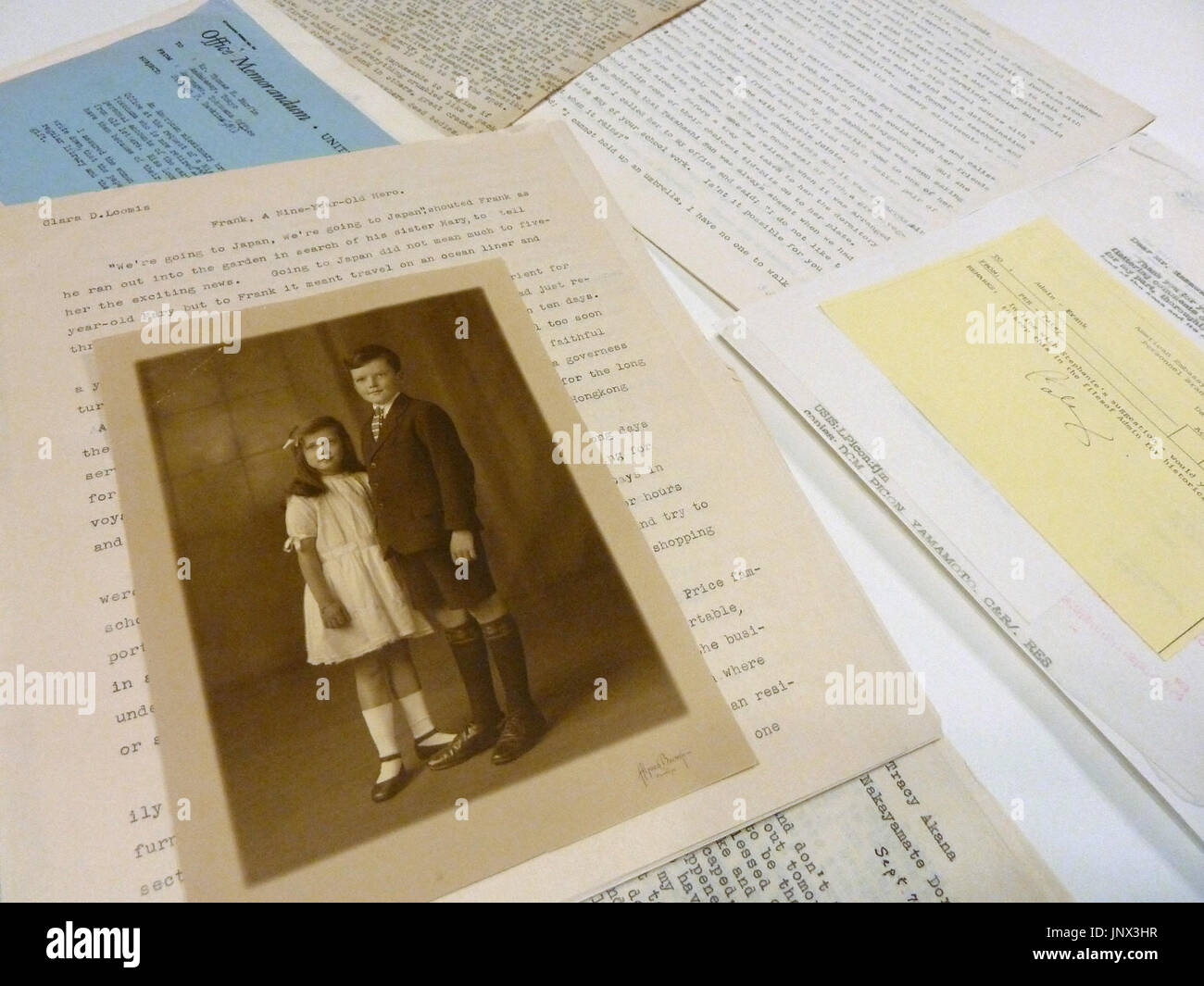 YOKOHAMA, Japan - Photo shows documents on the Great Kanto Earthquake ...