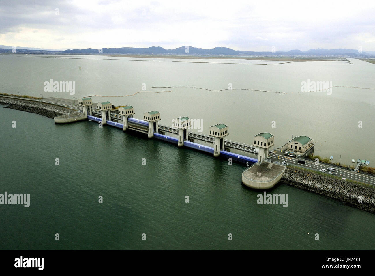 TOKYO, Japan - File photo taken in December 2010 shows a sluice gate of ...