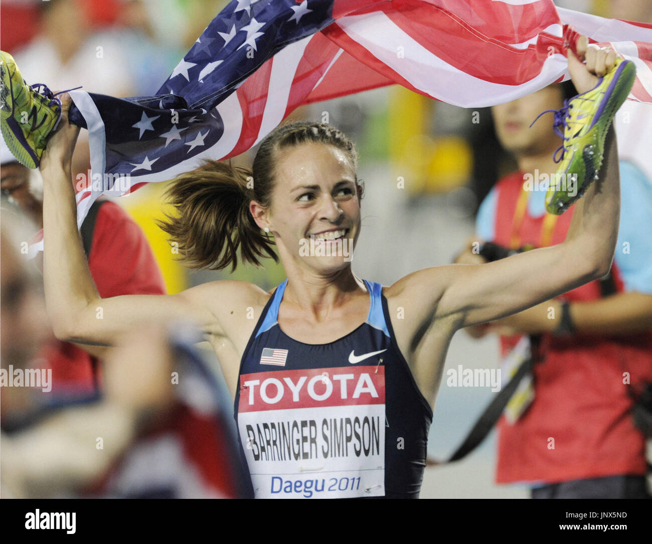 DAEGU, South Korea - Jennifer Barringer Simpson of the United States ...