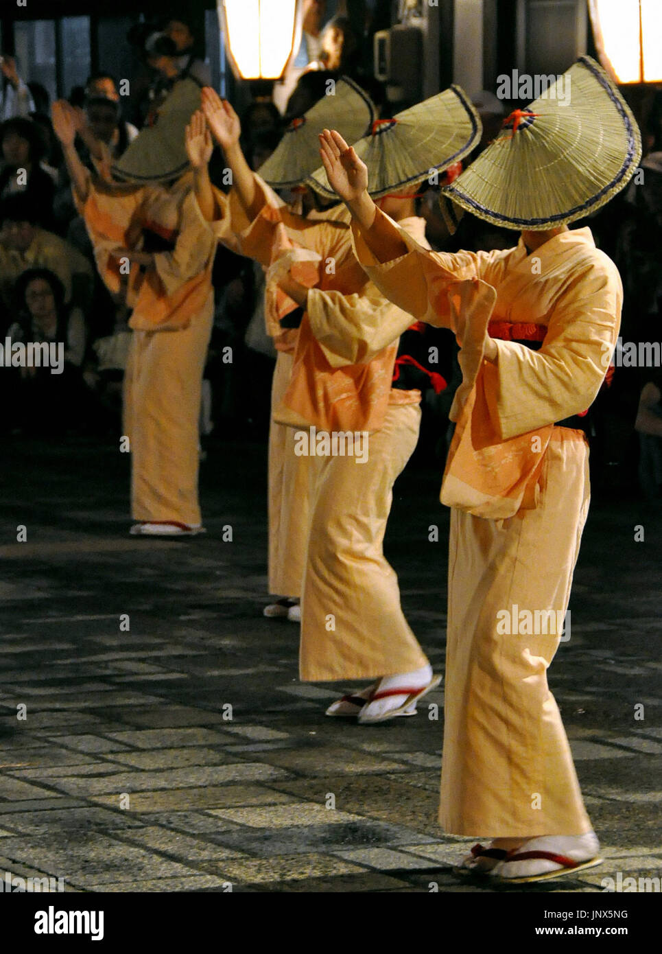 TOYAMA, Japan - Women dance to the sound of instruments including the ...
