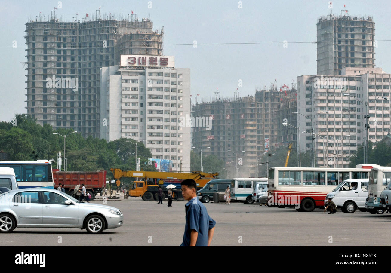 BEIJING, China - Construction of high-rise apartment buildings is ...