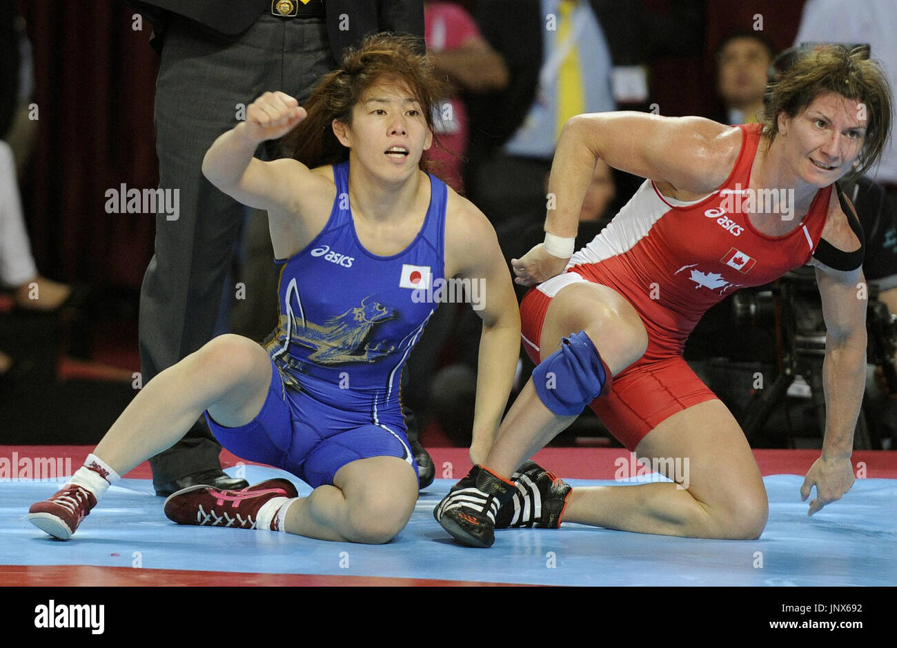 ISTANBUL, Turkey - Japan's two-time Olympic wrestling champion Saori ...