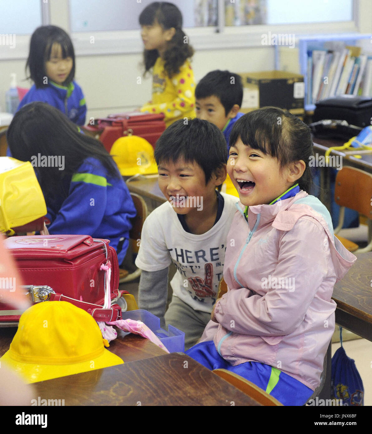 OTSUCHI, Japan - Children are pictured on Sept. 20, 2011 in a classroom ...