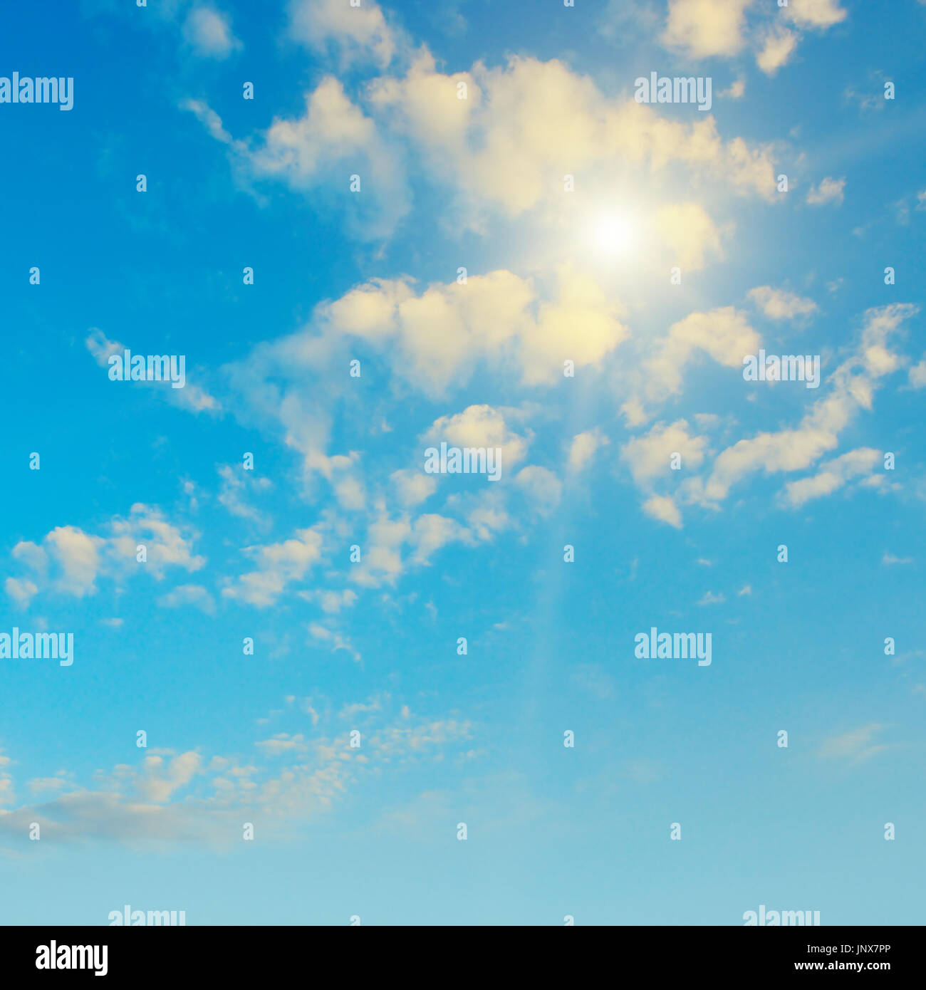 Beautiful sun light sunrise sky hi-res stock photography and images - Alamy