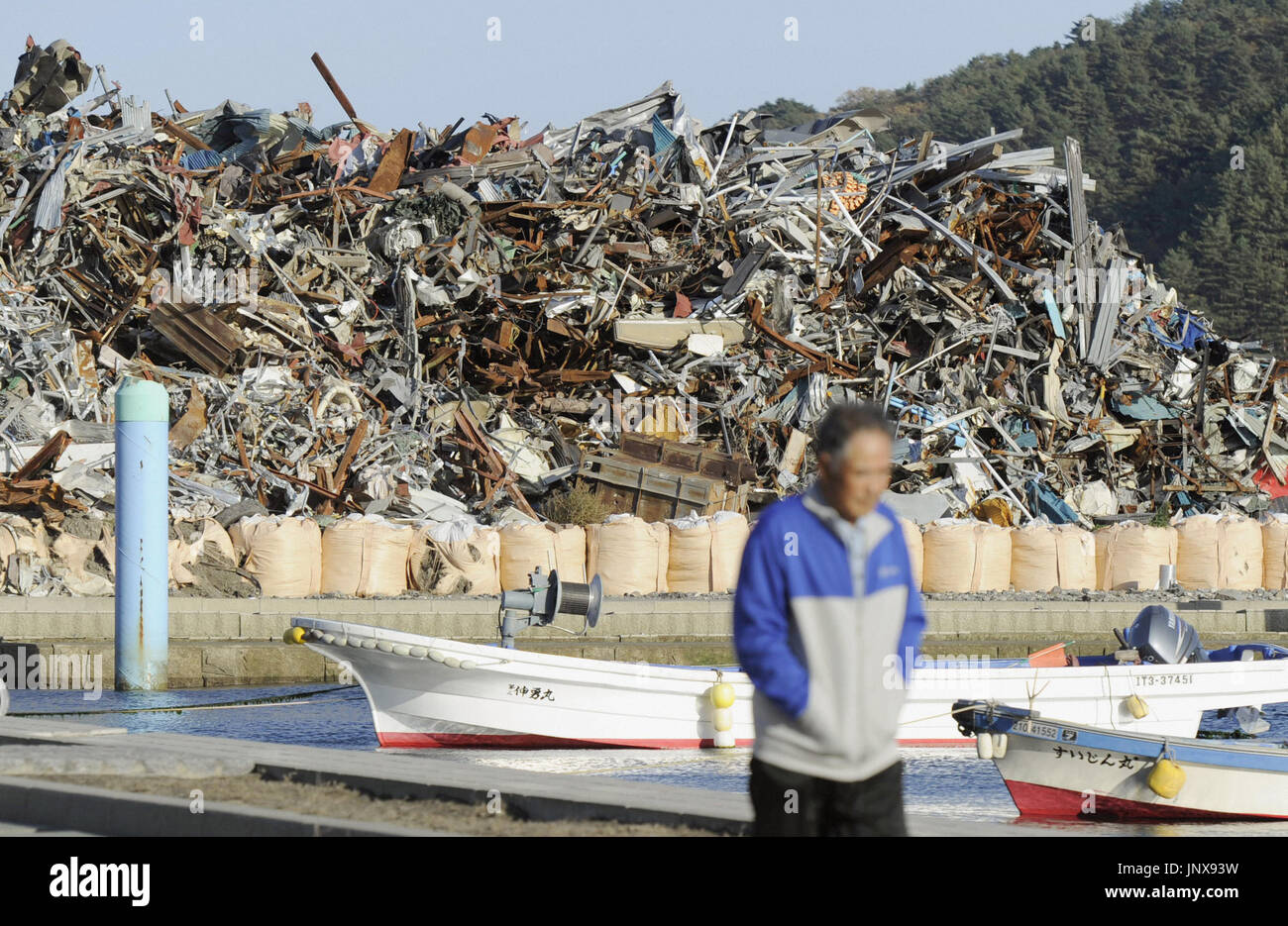 SENDAI, Japan - Debris from the massive March 11, 2011, tsunami is ...