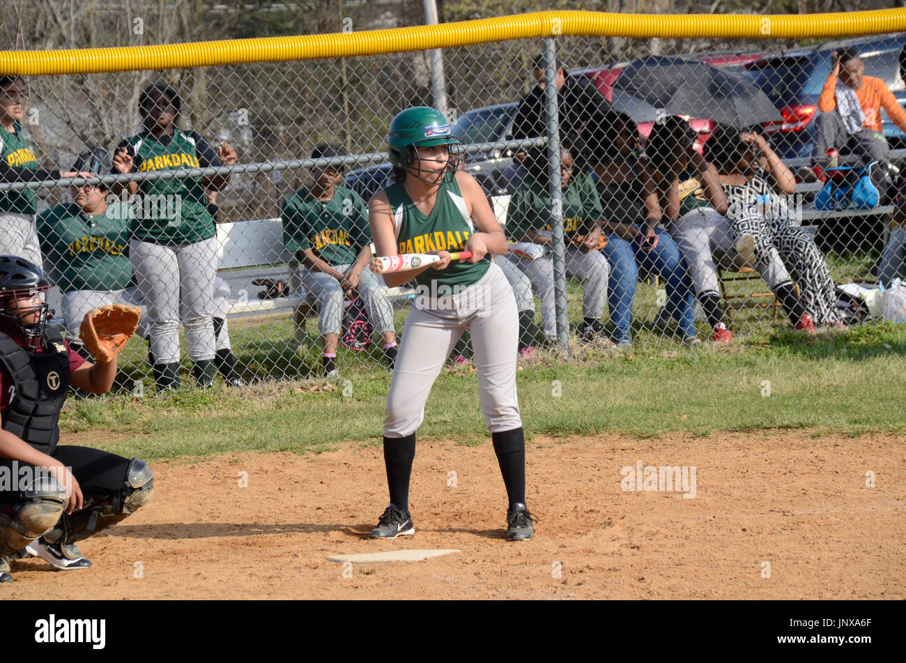 Bunt softball hi-res stock photography and images - Alamy