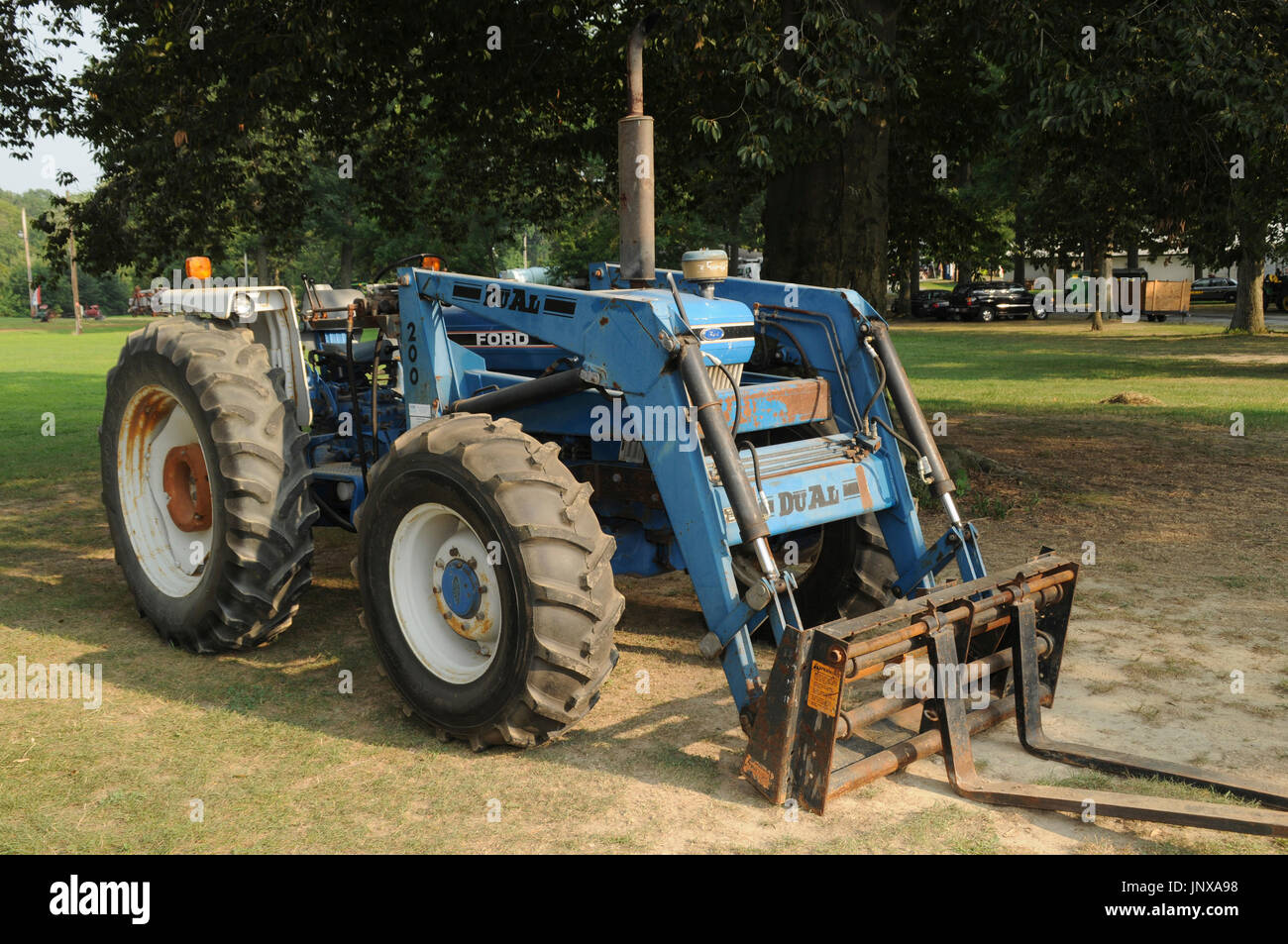 A Ford Dual 200 front end loader Stock Photo - Alamy