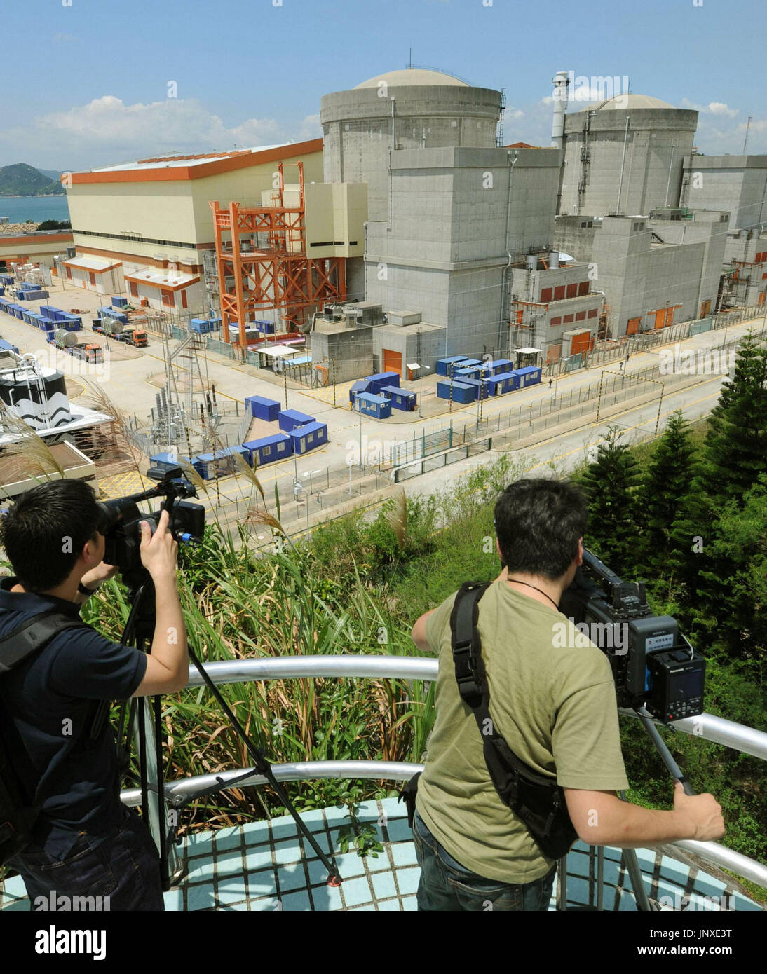 SHENZHEN, China - China Guangdong Nuclear Power Group shows foreign reporters the Daya Bay ...