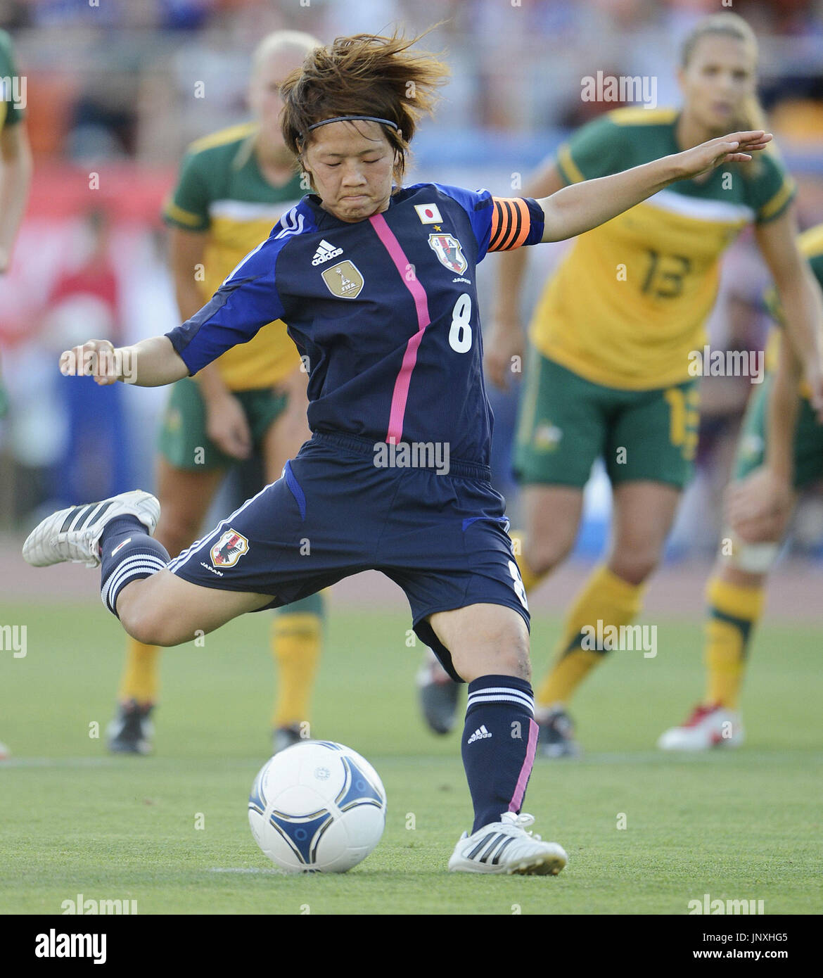 TOKYO, Japan - Aya Miyama, captain of Japan's national women's soccer ...