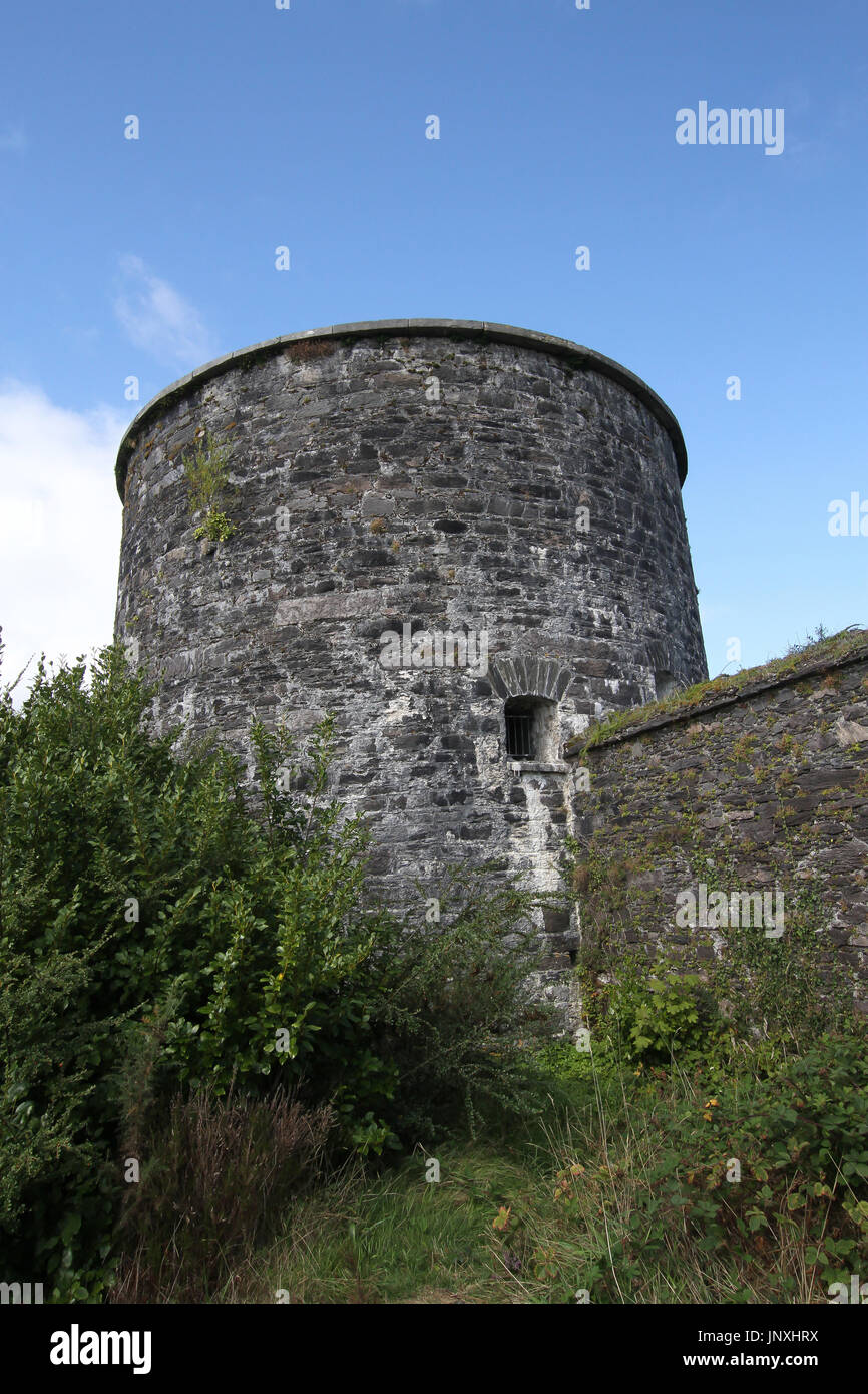 Martello Tower on Garnish Island, County Cork, Ireland Stock Photo - Alamy