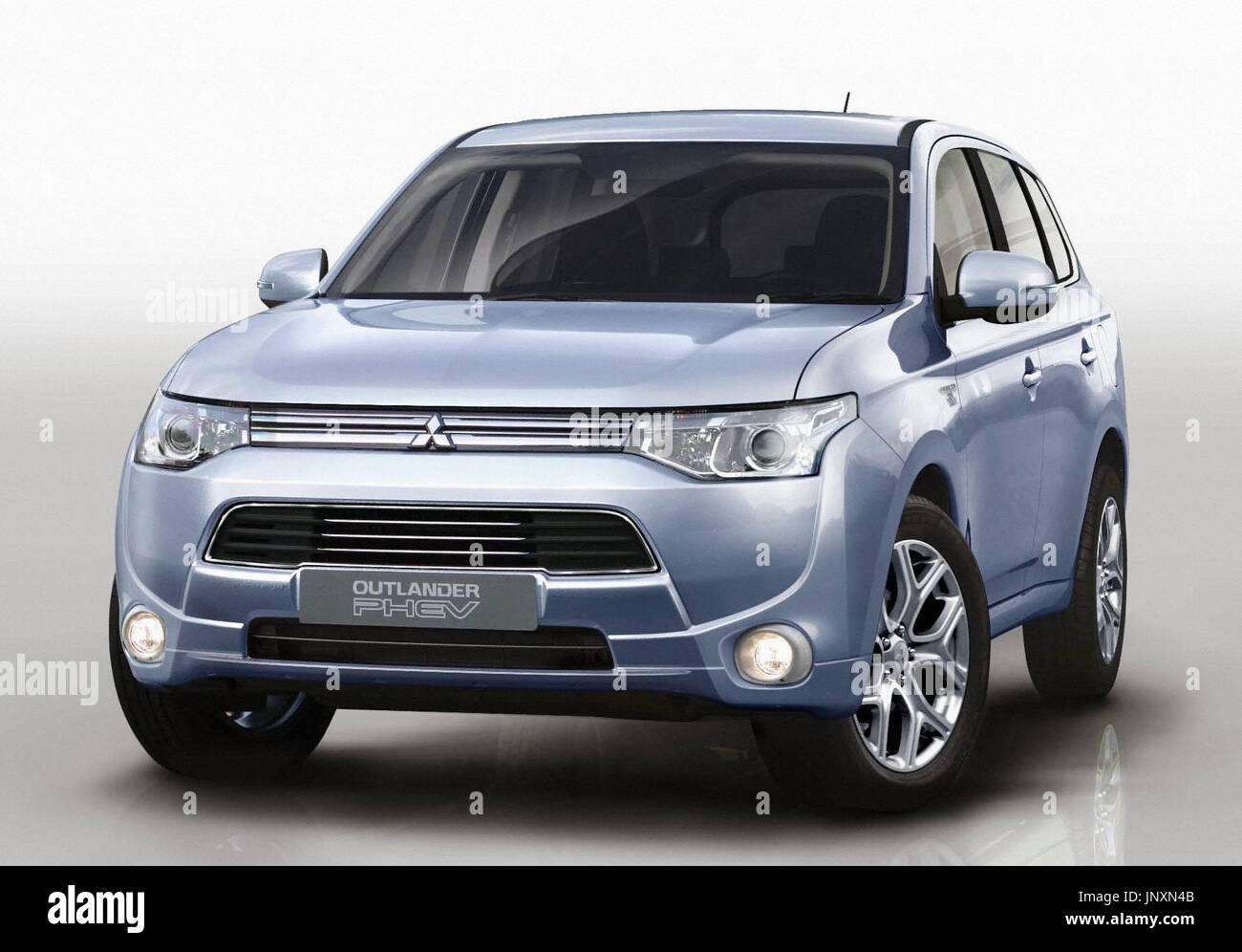 TOKYO, Japan - Photo shows Mitsubishi Motors Corp.'s new Outlander, the ...