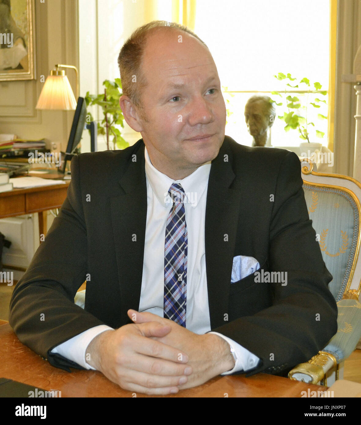 STOCKHOLM, Sweden - Sweden Academy Permanent Secretary Peter Englund ...