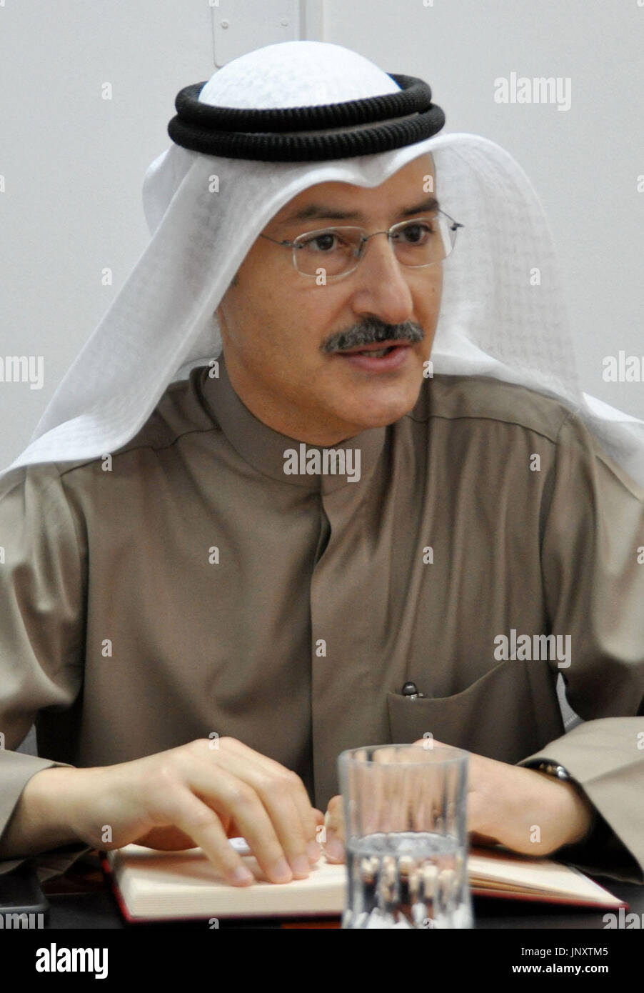 KUWAIT, Kuwait - Osama Al-Sayegh, a research scientist at the Kuwait ...