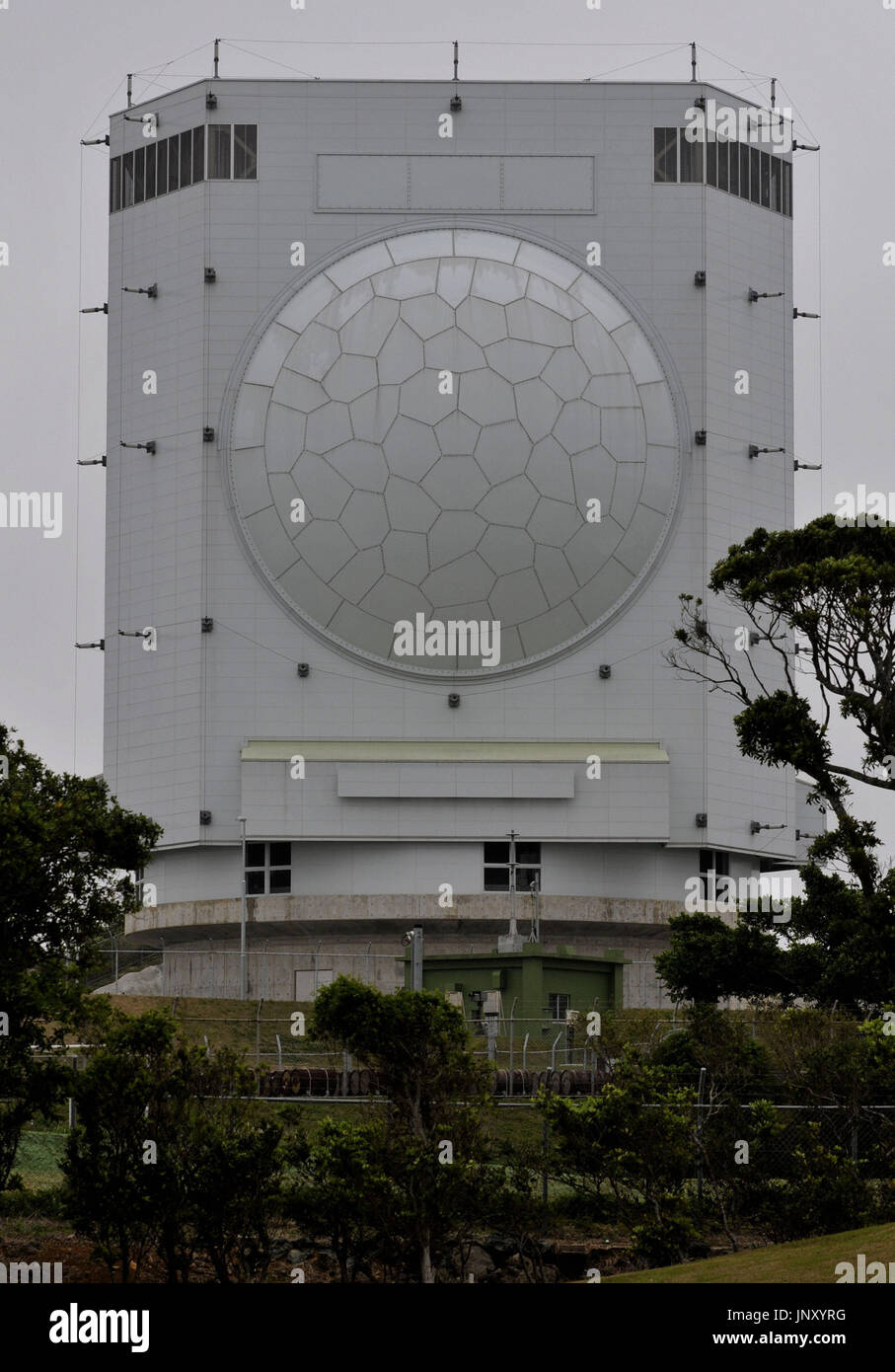 NAHA, Japan - Photo shows an FPS-5, a radar system capable of ...