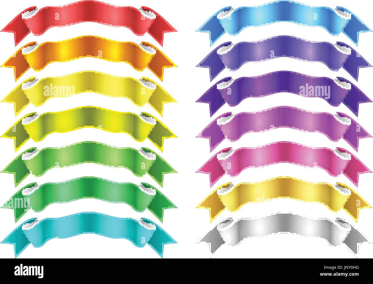 vector ribbons set Stock Vector Image & Art - Alamy