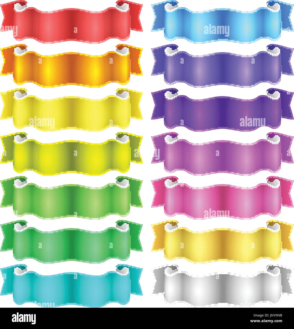 vector ribbons set Stock Vector Image & Art - Alamy