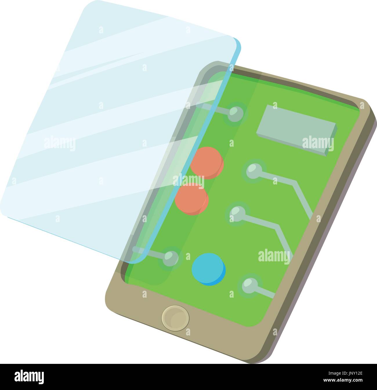 Screen off icon, cartoon style Stock Vector Image & Art - Alamy