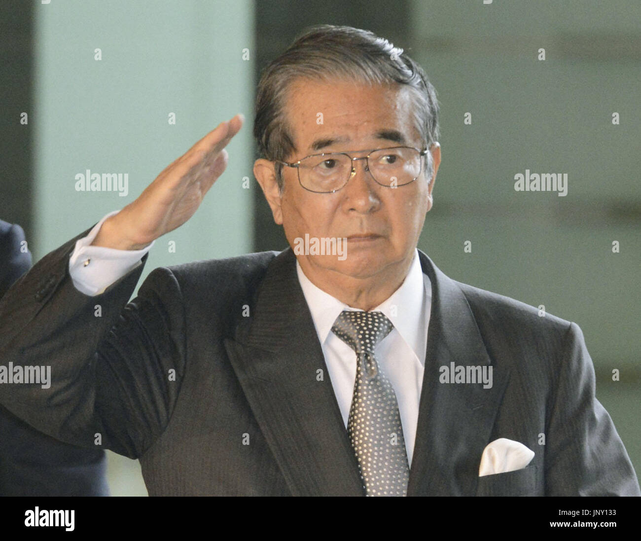 TOKYO, Japan - Tokyo Gov. Shintaro Ishihara enters the prime minister's ...
