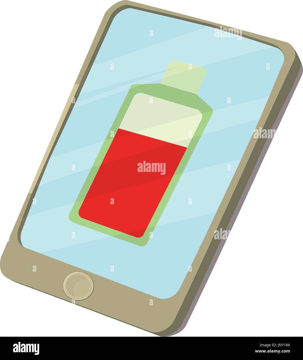 Broken battery icon, cartoon style Stock Vector Image & Art - Alamy