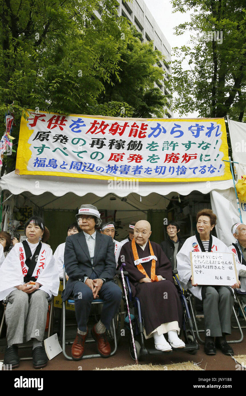 TOKYO, Japan - (From front R to L) writer Hisae Sawachi, novelist and ...