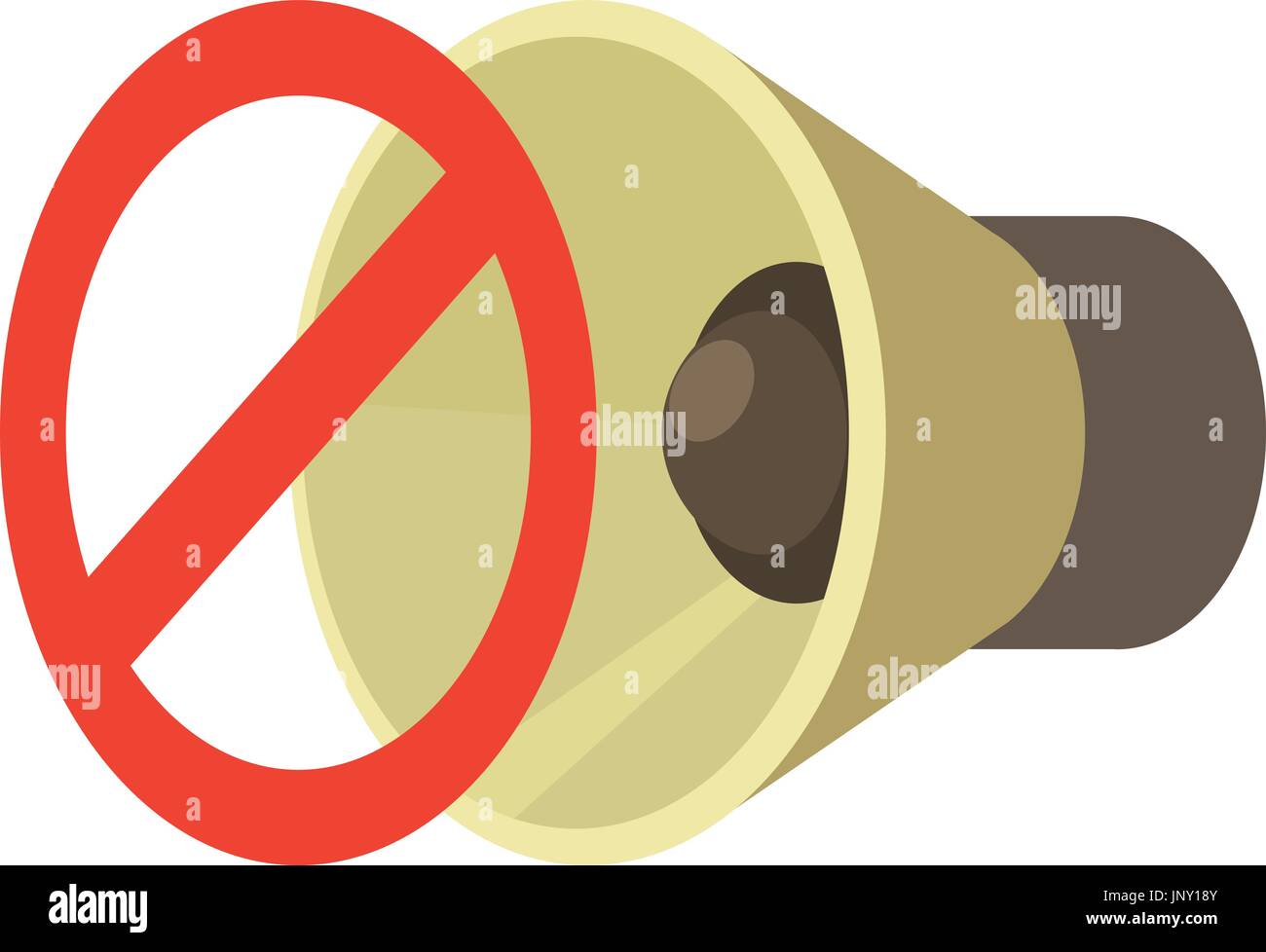 Sound off icon, cartoon style Stock Vector Image & Art - Alamy