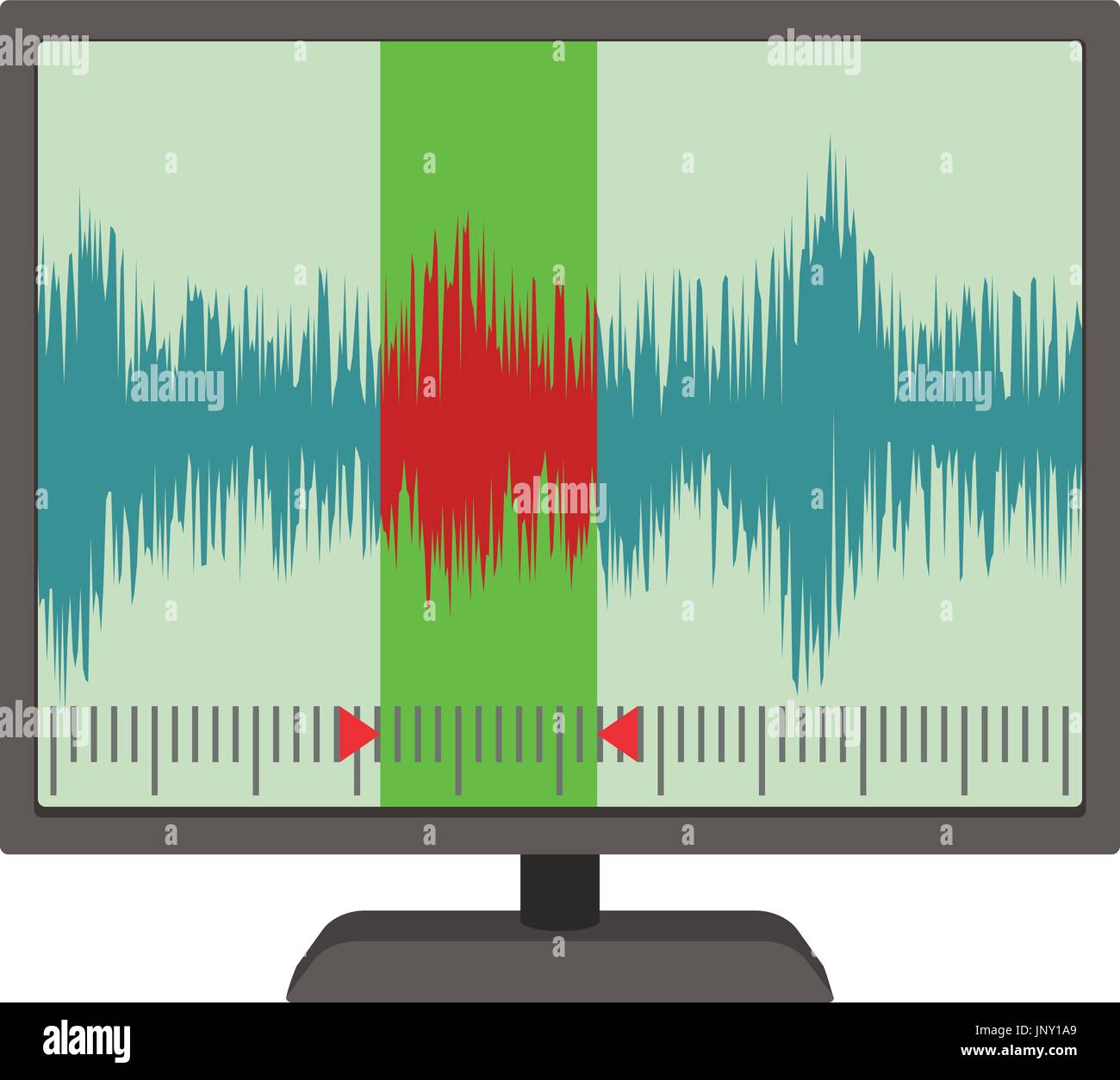 Soundwave icon, cartoon style Stock Vector Image & Art - Alamy