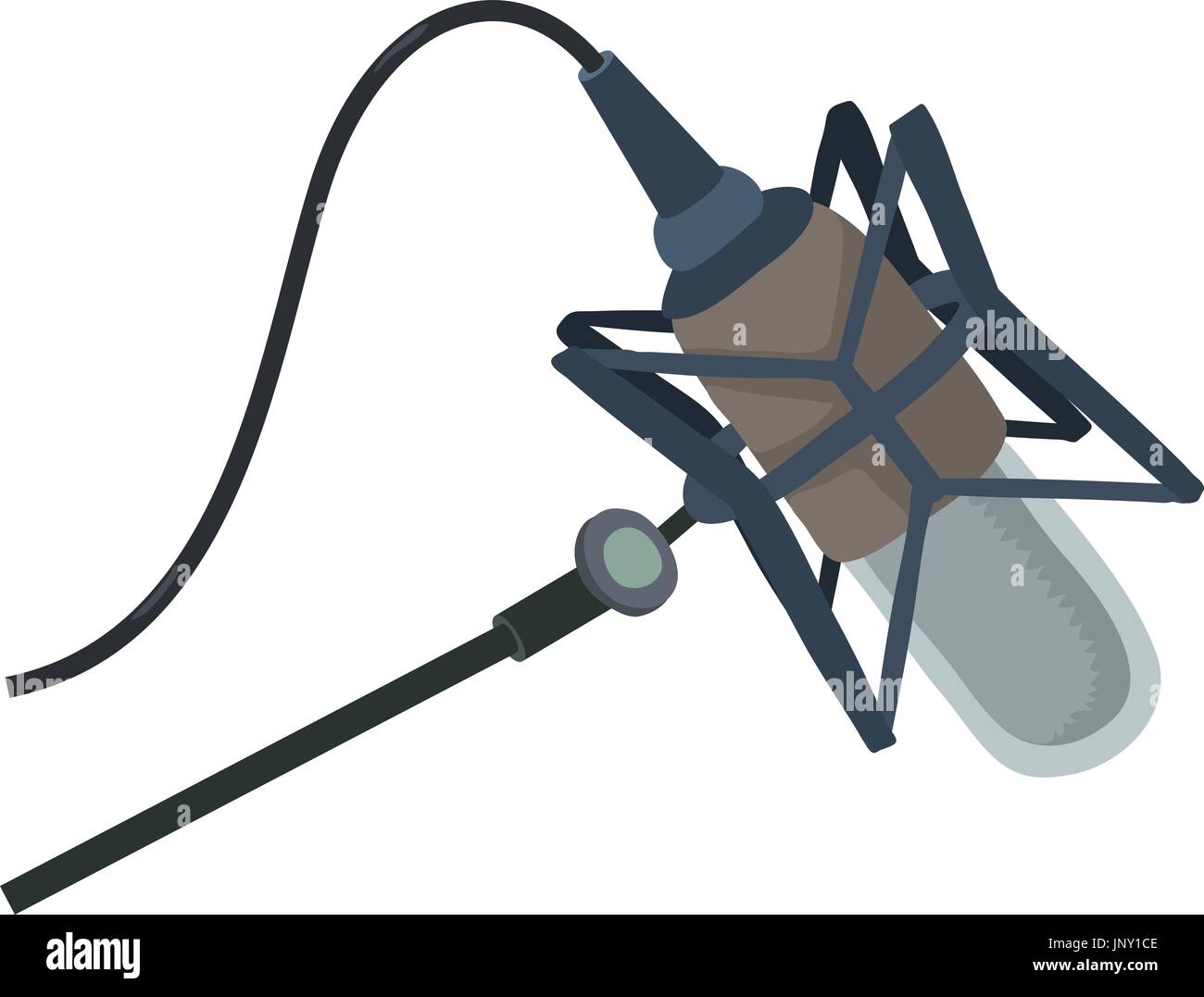 Studio microphone icon, cartoon style Stock Vector Image & Art - Alamy