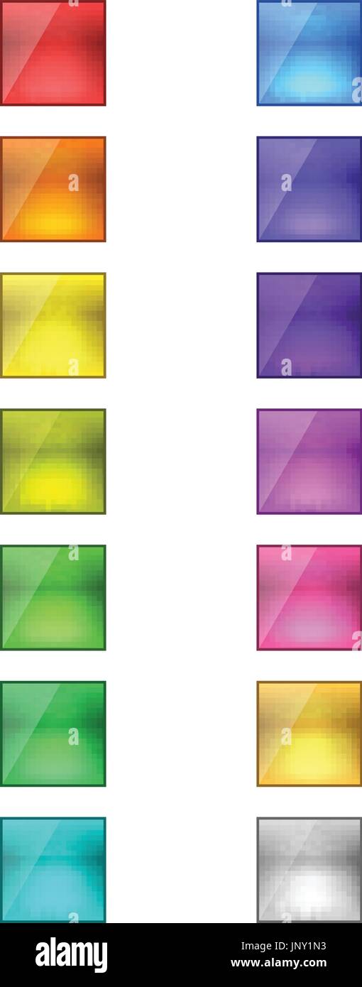 vector web buttons set Stock Vector Image & Art - Alamy