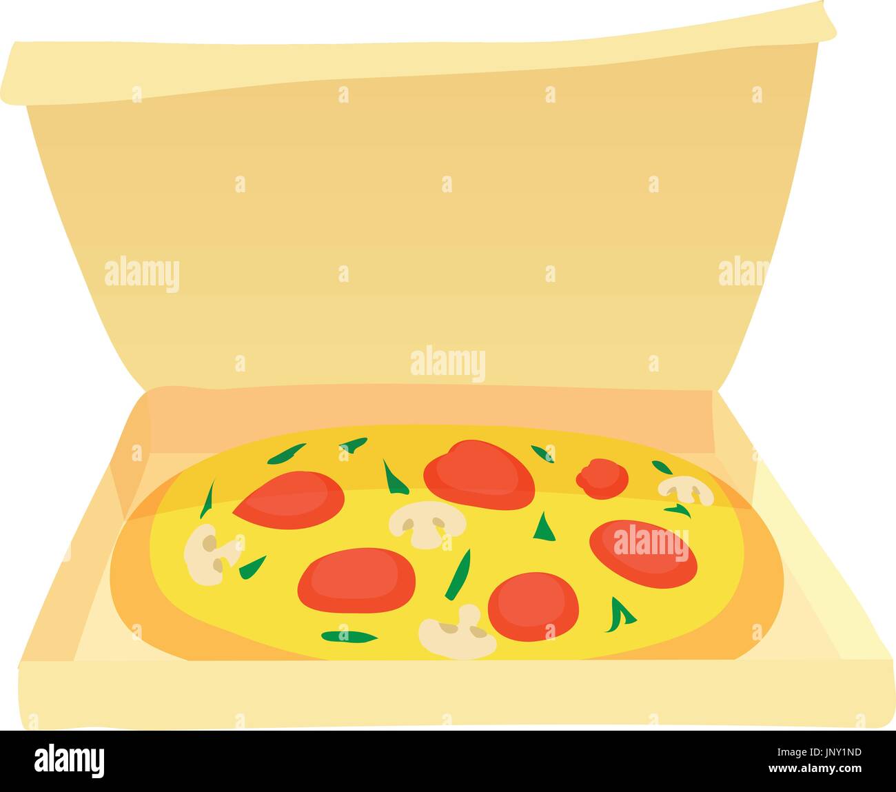 Pizza icon, cartoon style Stock Vector Image & Art - Alamy