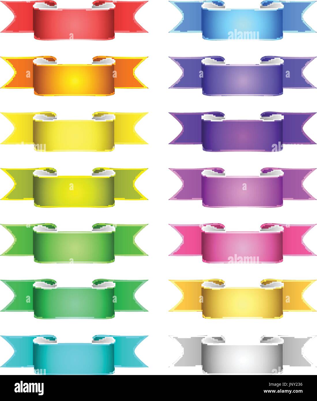 vector ribbons set Stock Vector Image & Art - Alamy
