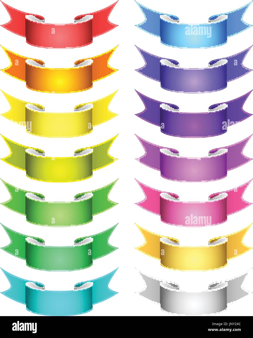 vector ribbons set Stock Vector Image & Art - Alamy