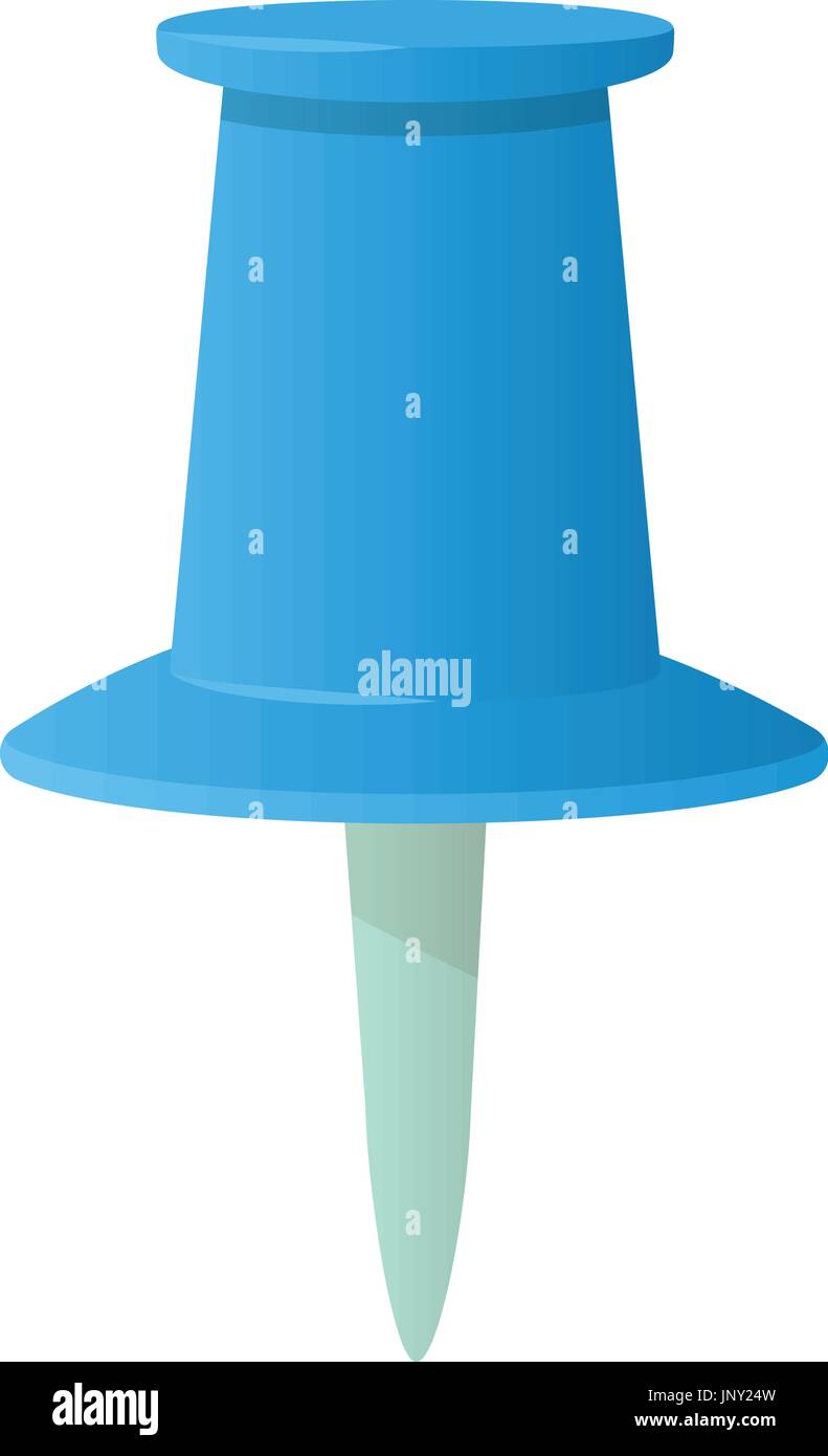 Pin icon, cartoon style Stock Vector Image & Art - Alamy