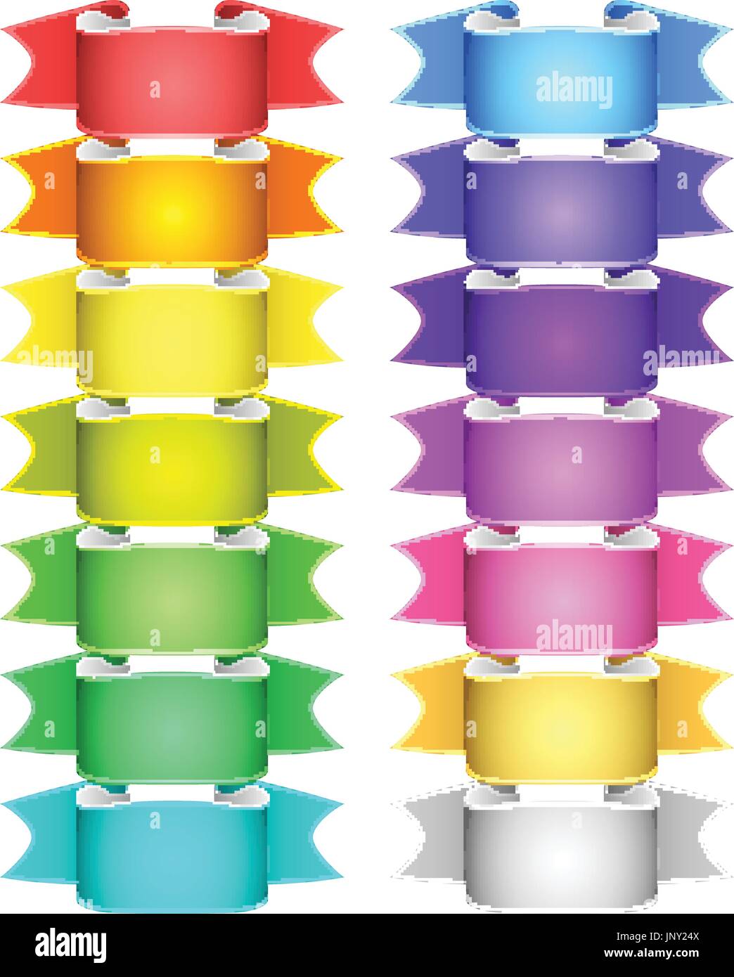 vector ribbons set Stock Vector Image & Art - Alamy