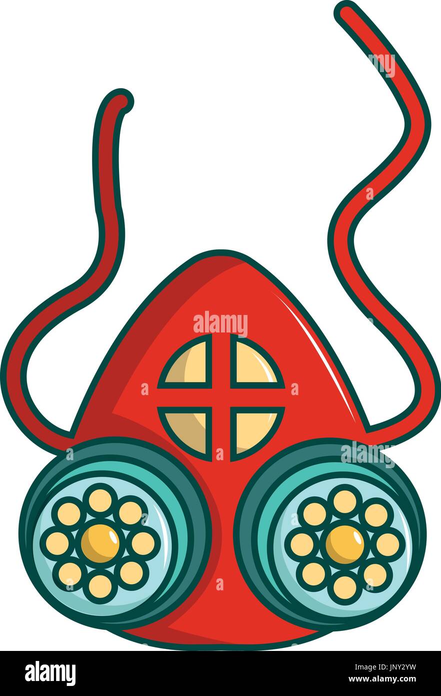 Respiratory mask icon, cartoon style Stock Vector Image & Art - Alamy