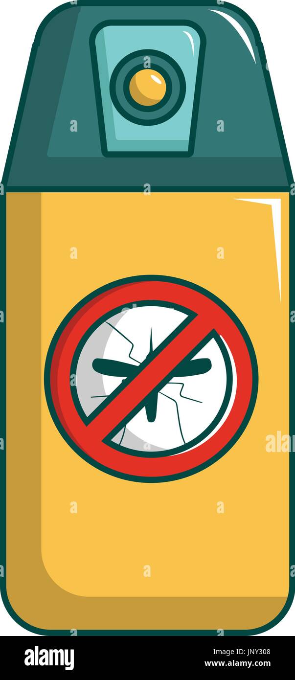 Spray no mosquito icon, cartoon style Stock Vector Image & Art - Alamy