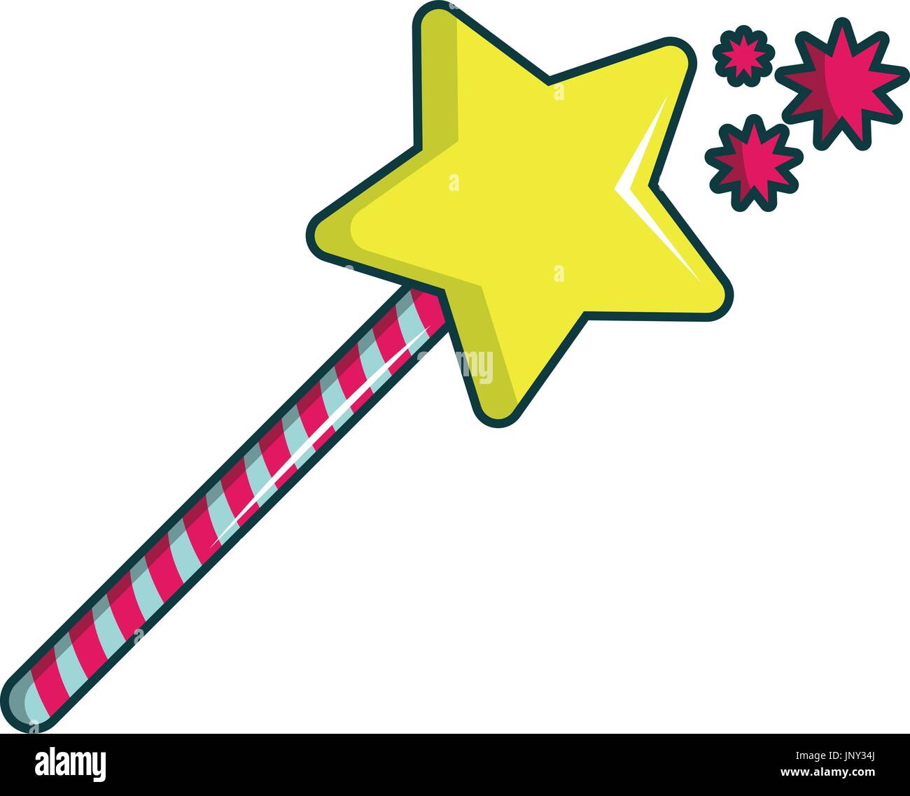Fairy Wand Cartoon High Resolution Stock Photography and Images - Alamy