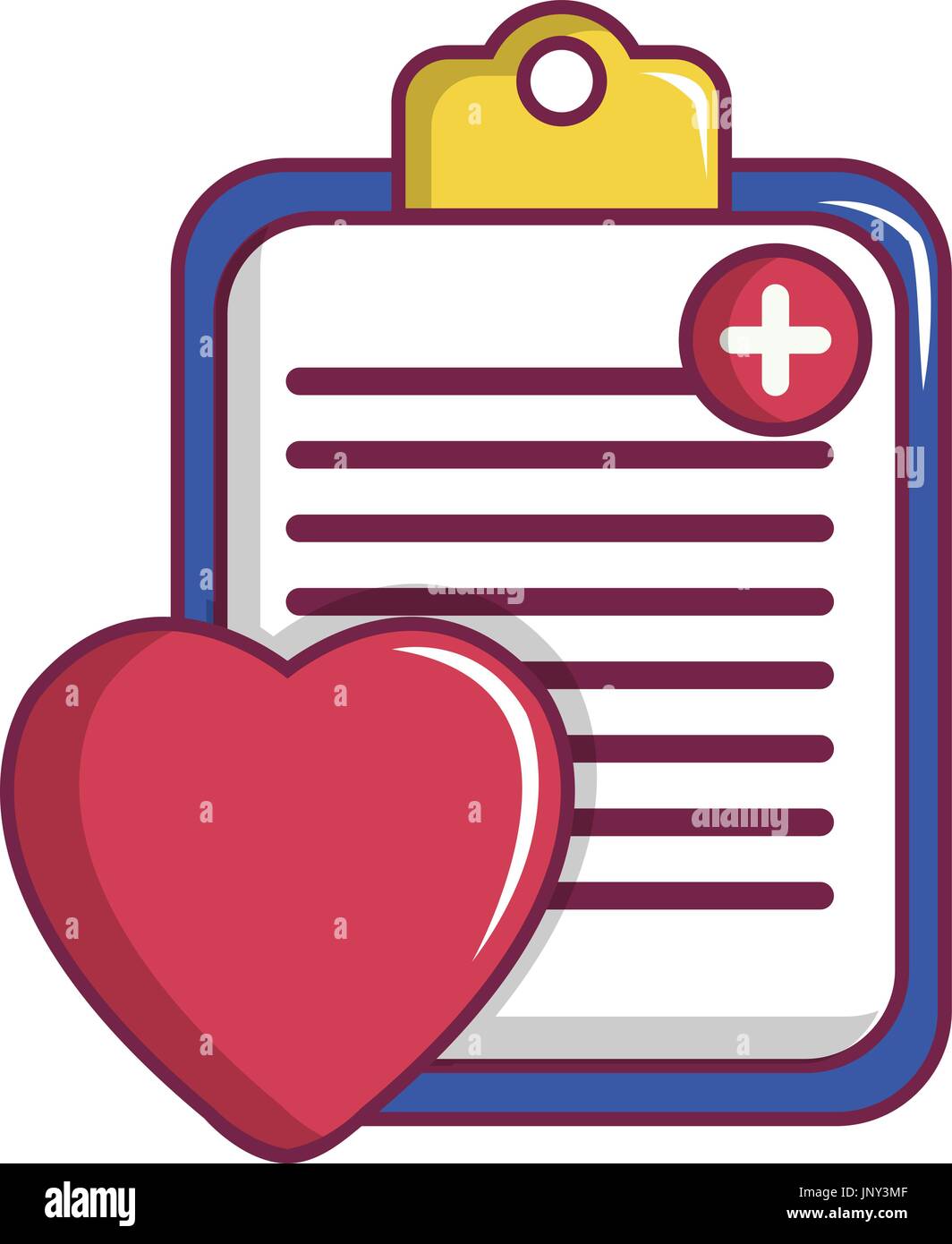 Medical health card icon, cartoon style Stock Vector Image & Art - Alamy