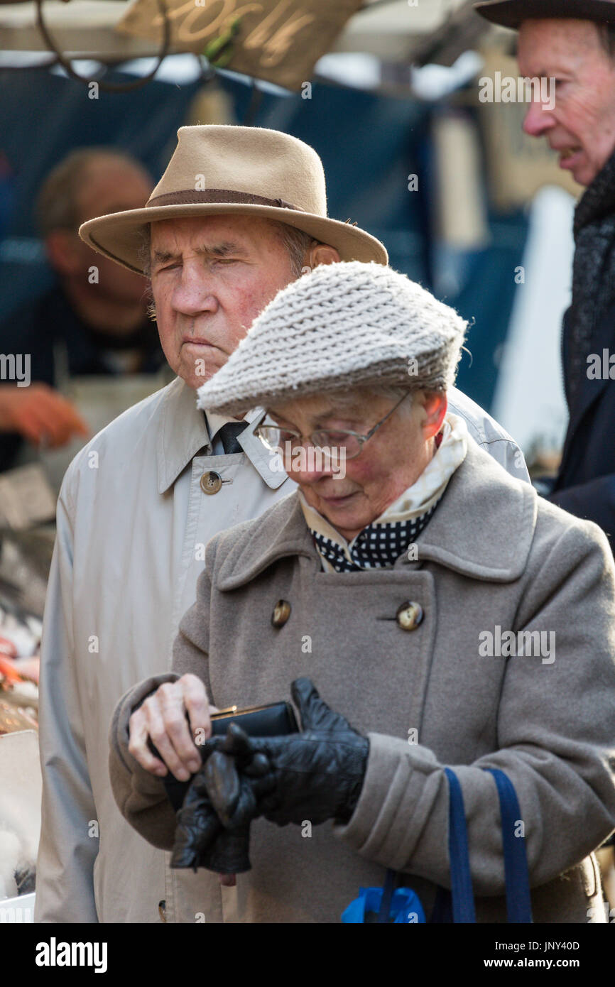 Paris. France - February 27, 2016: Elegantly dressed older French ...