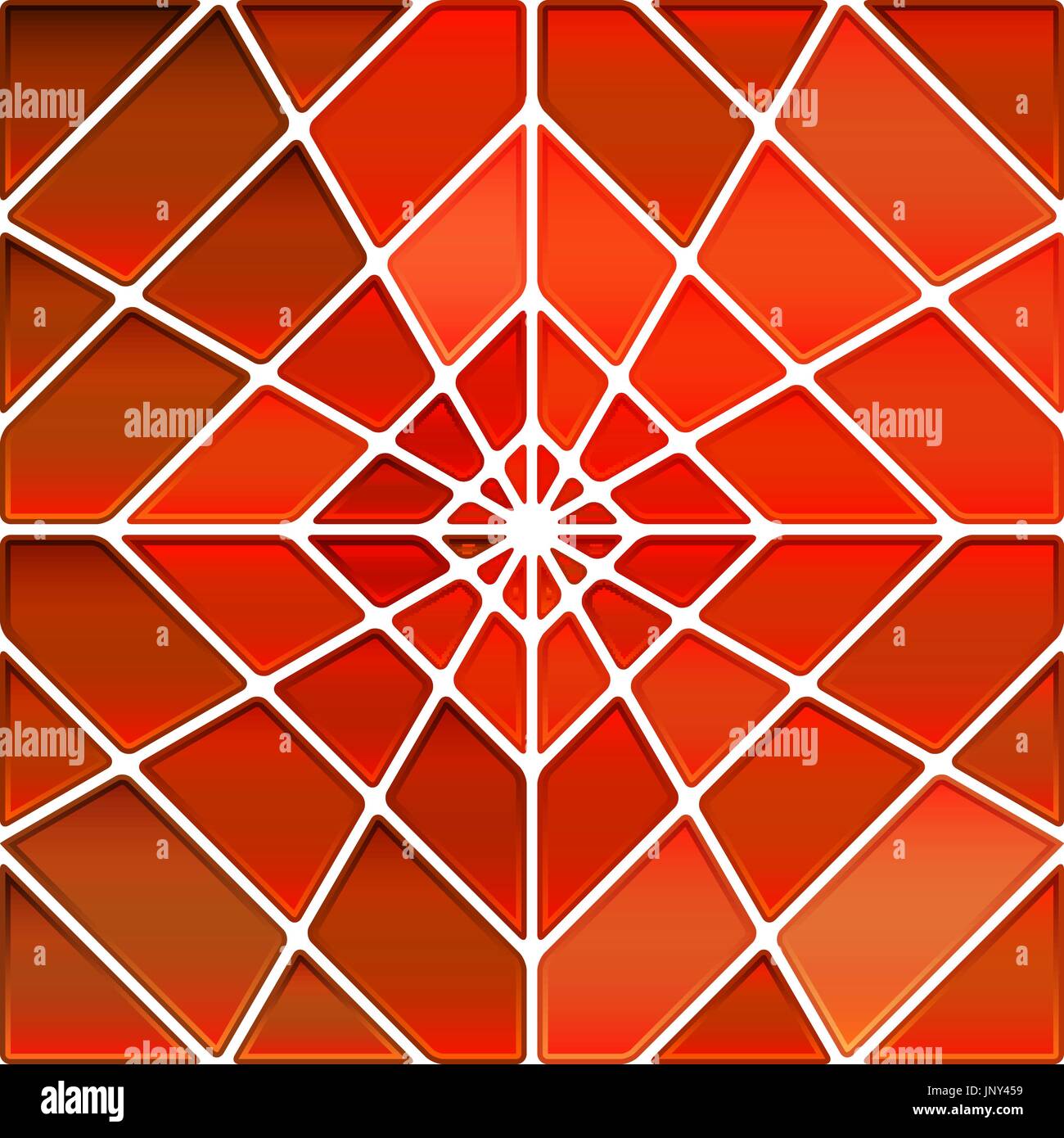 abstract vector stained-glass mosaic background - orange rhombus Stock ...