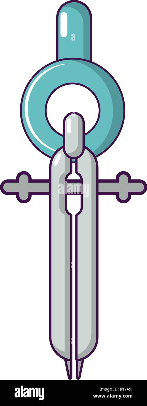 Compass icon, cartoon style Stock Vector Image & Art - Alamy