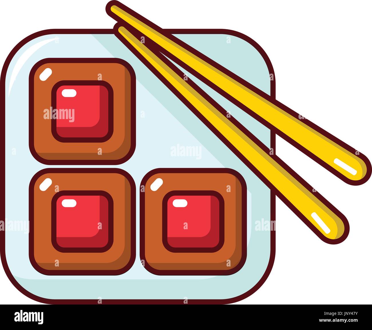 Sushi icon, cartoon style Stock Vector Image & Art - Alamy