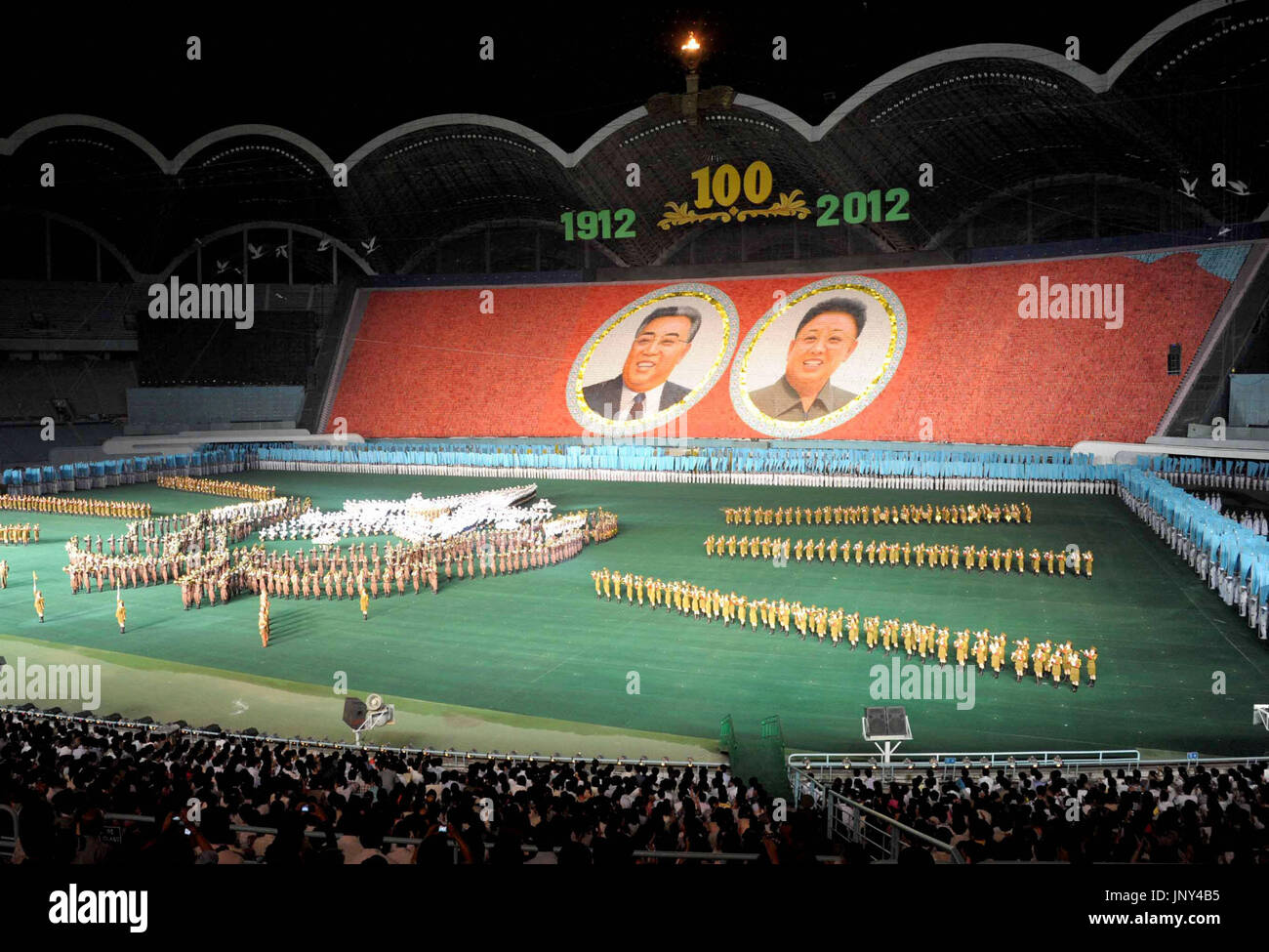 PYONGYANG, North Korea - North Korea's Arirang mass games open at May ...