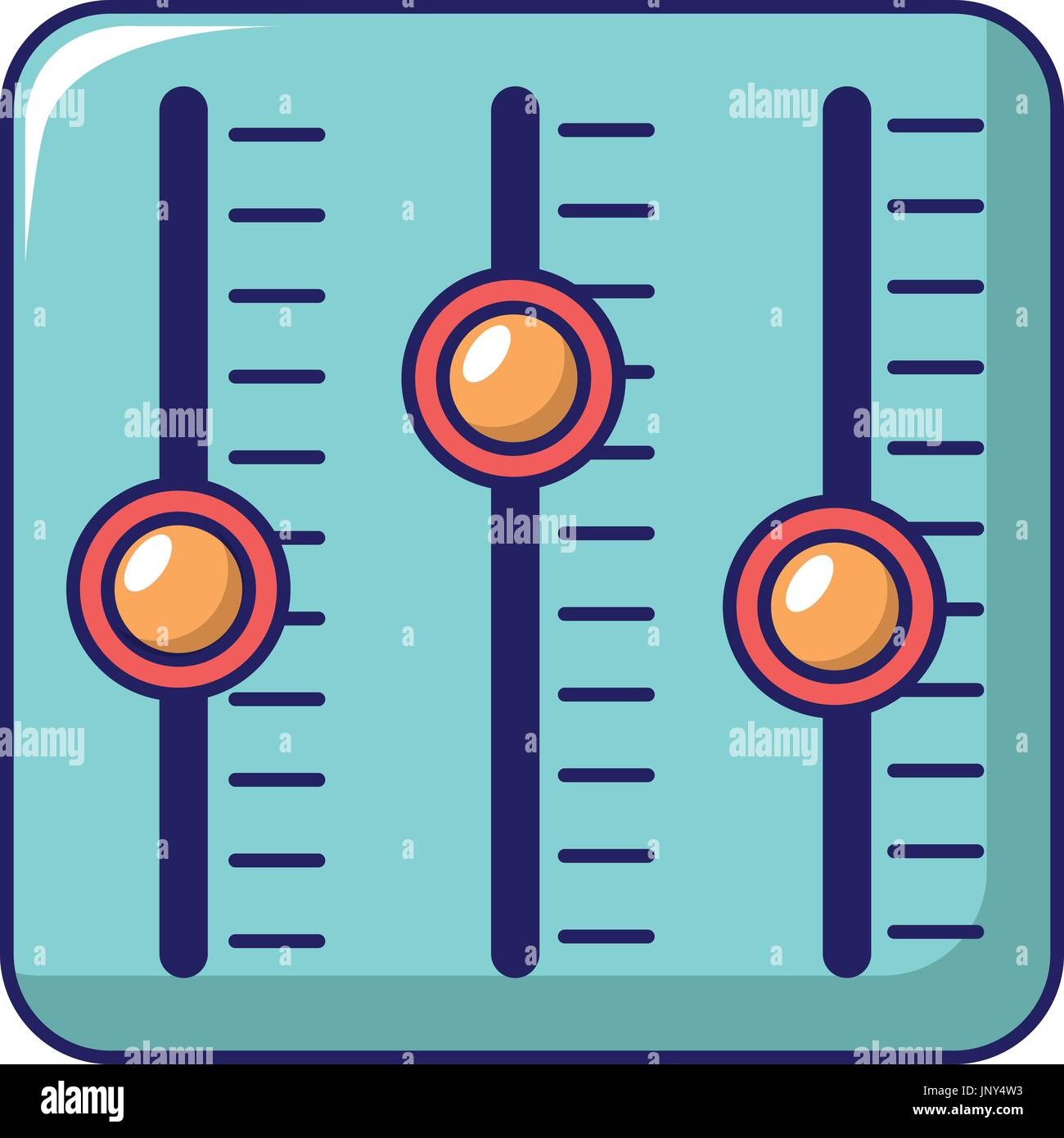 Professional music controller dj Stock Vector Images - Alamy