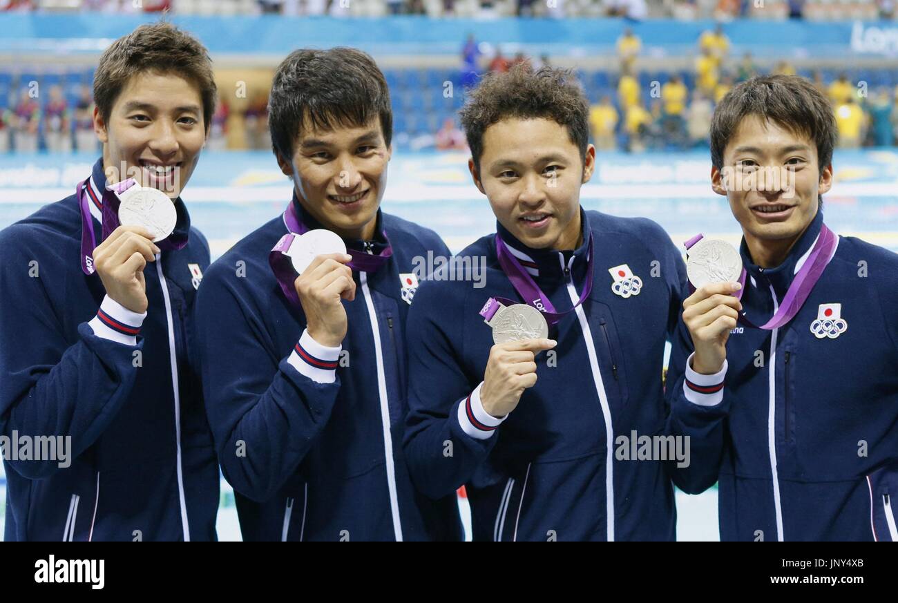LONDON, Britain - Japan's Takuro Fujii, Takeshi Matsuda, Kosuke ...