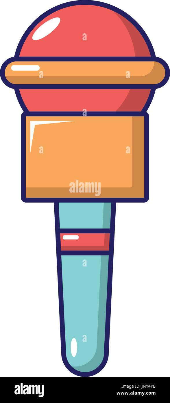 Microphone icon, cartoon style Stock Vector Image & Art - Alamy