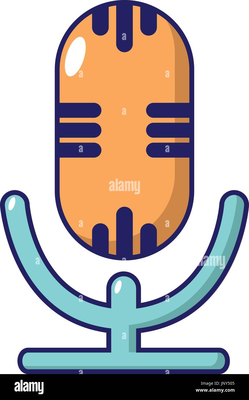 Studio microphone icon, cartoon style Stock Vector Image & Art - Alamy