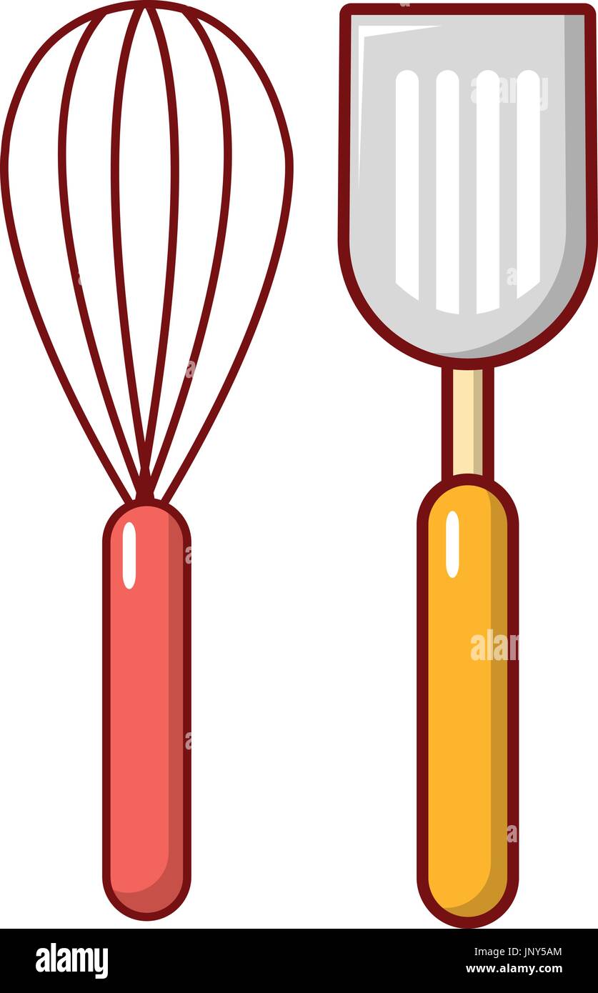 Cutlery bake icon, cartoon style Stock Vector Image & Art - Alamy