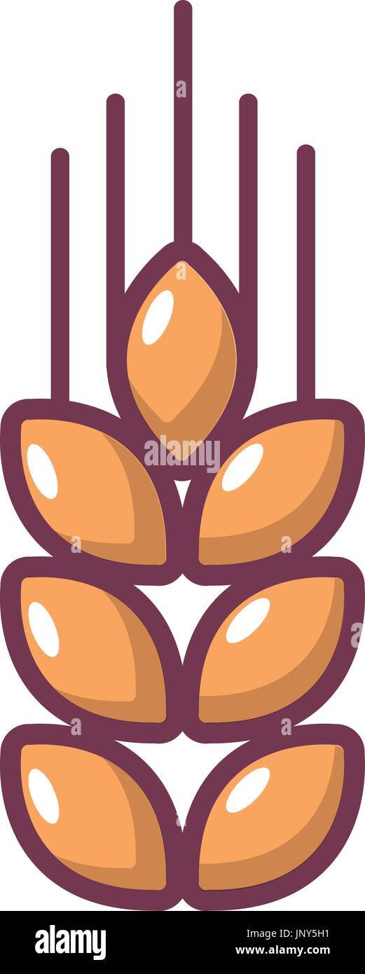 Wheat icon, cartoon style Stock Vector Image & Art - Alamy